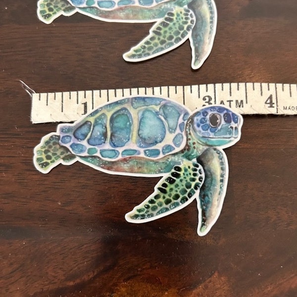 Sea Turtle Sticker, Pack of Sea Turtles, Turtle, Turtles, Mirror ...