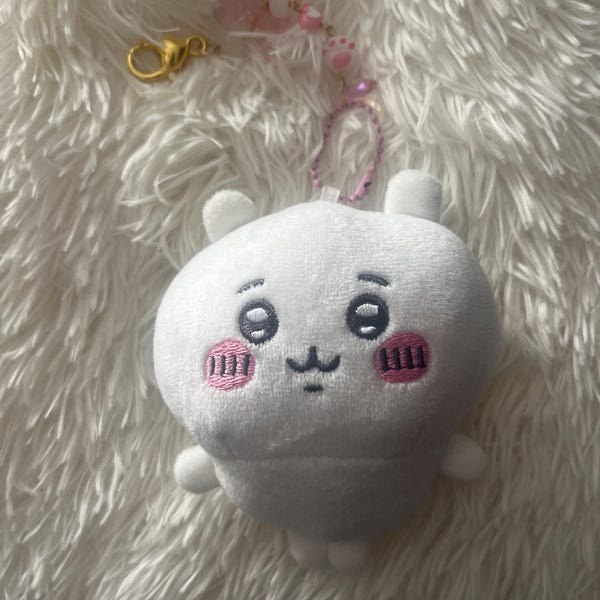 Dumpling Plush Keychain / Beaded Jewelry / Cute Jewelry Charm Bead ...