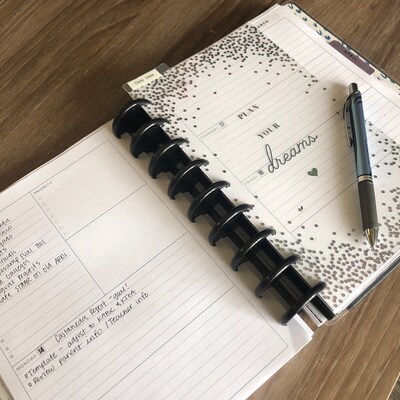 GTD Inbox Collection Getting Things Done Inbox / Task Organizer A5 ...