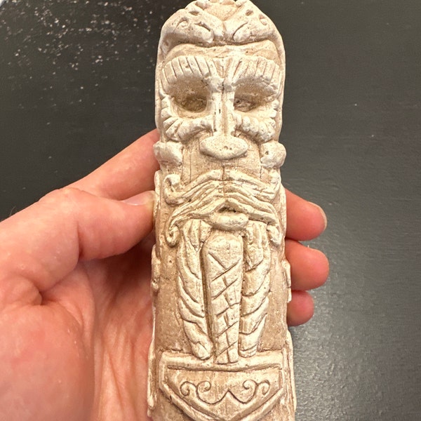 Thor Totem Altar Statue Asatru Figurines - Etsy