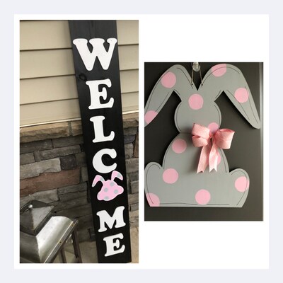 Welcome Sign for Front Door Interchangeable Shapes Magnetic - Etsy