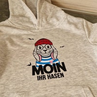 Plotterdatei Maritim Ostern Hase Moin SVG, Plotterdatei Hase Seemann ...