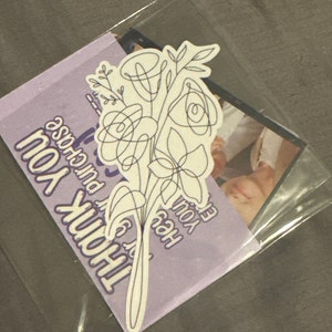 KPOP Love Yourself Era Flower Bouquet Vinyl Sticker KPOP Journal ...