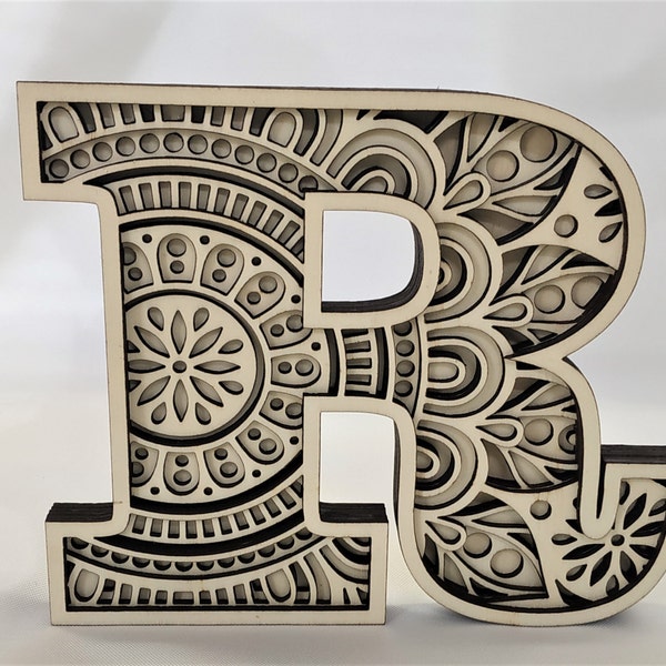 Laser Cut DXF Letter A-Z, DXF Alphabet Letter A-Z, Laser Cut Letter ...