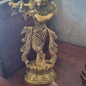 Krishna Wall Hanging | Vibrant Hindu Decor | Govinda Murari Narayan ...