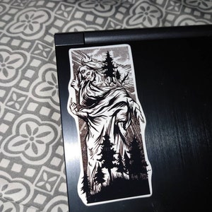 Dark Horror Art Waterproof Vinyl Sticker Set Goth Heavy Metal | Etsy