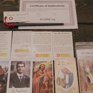 Saint Catherine Laboure Third Class Relic Holy Card touched to a Relic ...