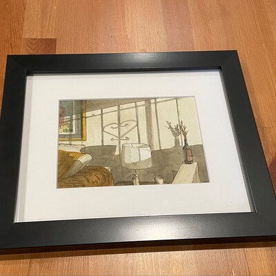 TIMBERLINE LODGE Pen and Ink Art Drawing Painting Hotel - Etsy