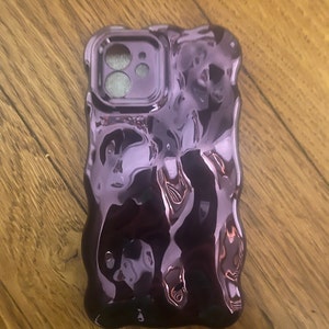 Heart 3D Fold Love Heart Pattern Phone Case for iPhone 15 14 13 12 11 ...