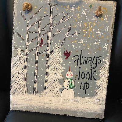 Spring Slate Sign. Fall Slate Sign. Painted Slate. Painted Slate Sign ...