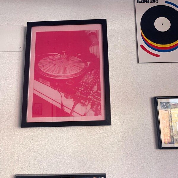 Pink Life Rules Poster | Cute Paint-style 16x20 Print | Digital ...