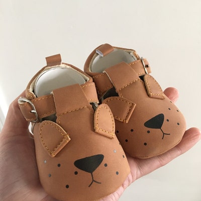 Baby Unisex Brown Animal Booties Baby Boy Cute Shoes Newborn - Etsy UK