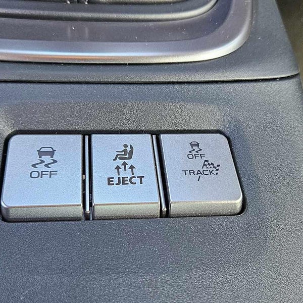 Eject Blank Button Decal Sticker for Scion FRS, Subaru BRZ, Toyota 86 ...