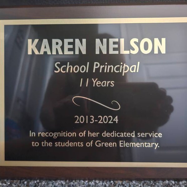 APEX/CLASSIC Plaque Multiple Sizes Custom Engraved Award Recognition ...