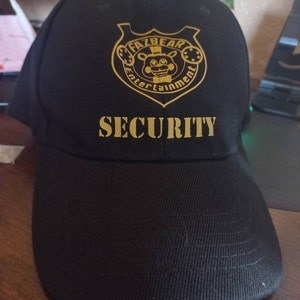 Fazbear Entertainment Security Hat FNAF Inspired Baseball Cap - Etsy
