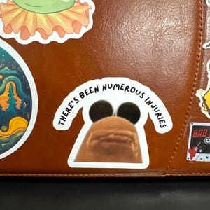 Marcus the Worm Sticker Sheet - Etsy