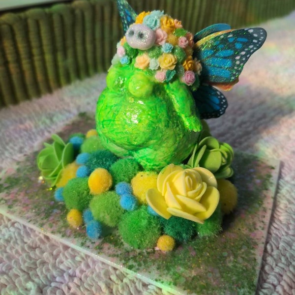 Hot Pink Biblically Accurate Angel Figurine - Cute, Colorful, and ...