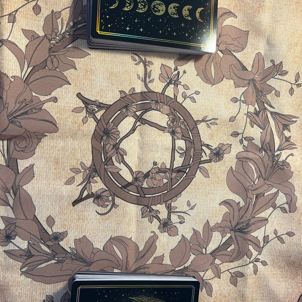 Vintage Tarot Cloth for Spread - Etsy
