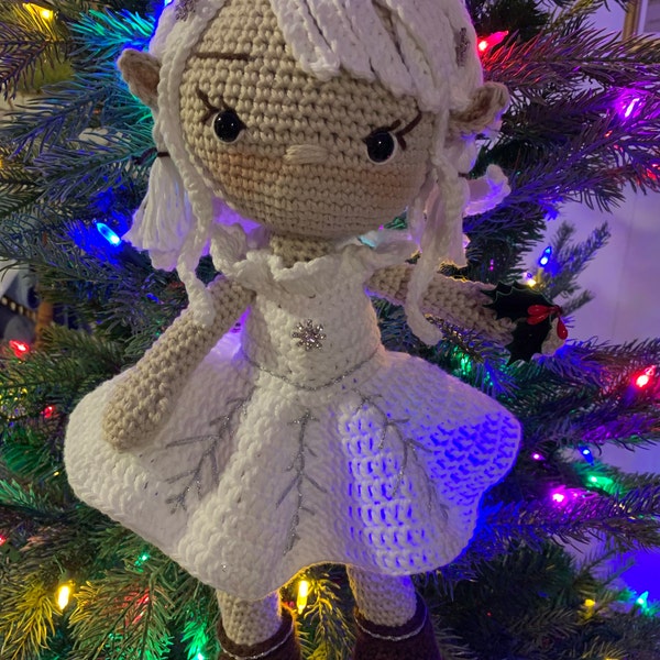 Snowflake Elf Amigurumi Doll Pattern - Etsy