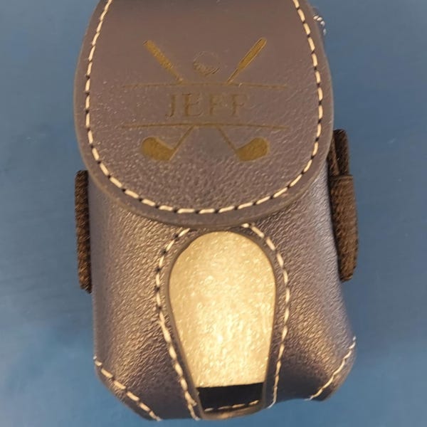 Golf Ball Bag,mini Golf Ball Holder,leather Golf Ball Bag,stylish Pouch ...