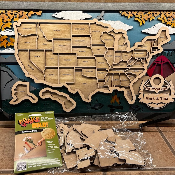 Football Stadium Map Stadium Tracker, Football Trip Tracker, NFL Travel ...