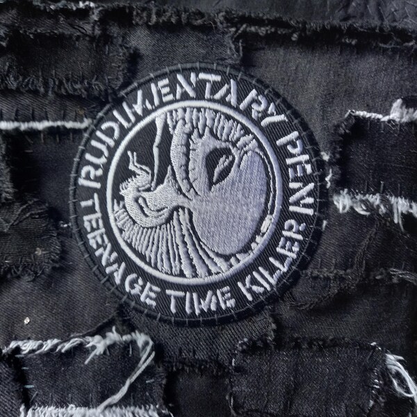 DISCHARGE Back Patch two Option - Etsy