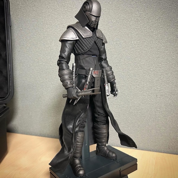 1:12/18/6 Scale Lord Starkiller Sith Stalker Figure Kit Star Wars Black ...