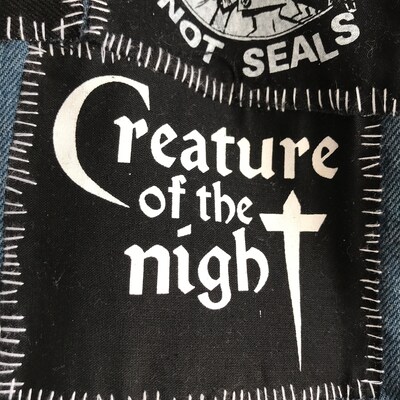 Creature of the Night Patch Goth Patch Gothic Patches for - Etsy