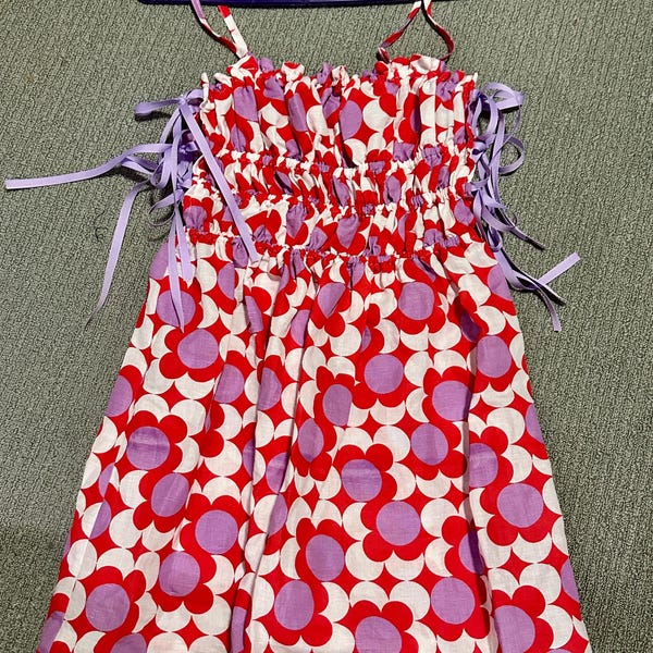 Holiday Side Tie Dress | PDF Sewing Pattern | Tie Detail, Ruched Style ...