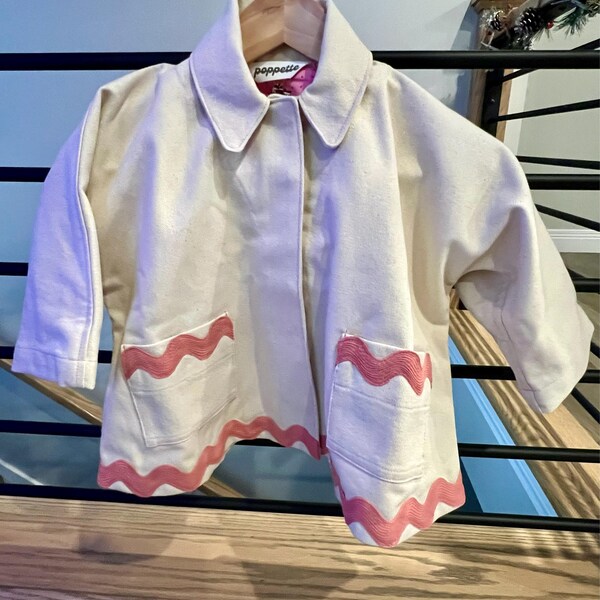 Canvas Chore Coat- Ric Rac - Classic Chore Coat, Canvas Handmade Kids ...