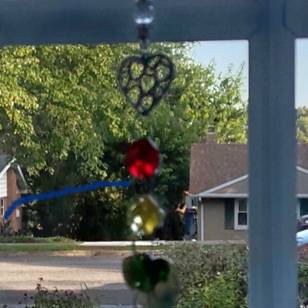 Butterfly Crystal Suncatcher for Window, Crystal Sun Catcher, Window ...