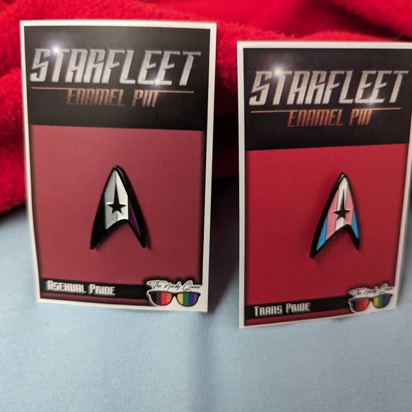 Starfleet Insignia Pride Flag Pins! | Star Trek-inspired Soft Enamel ...