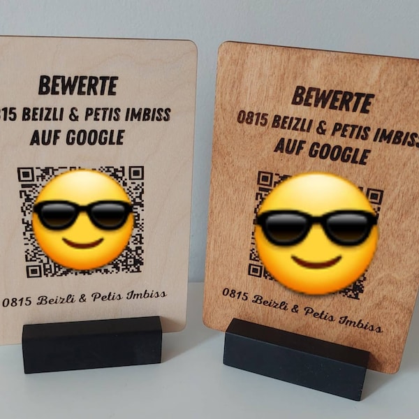 A-frame Sidewalk Sign, Wooden Business Sign , Large QR Code Sign for ...