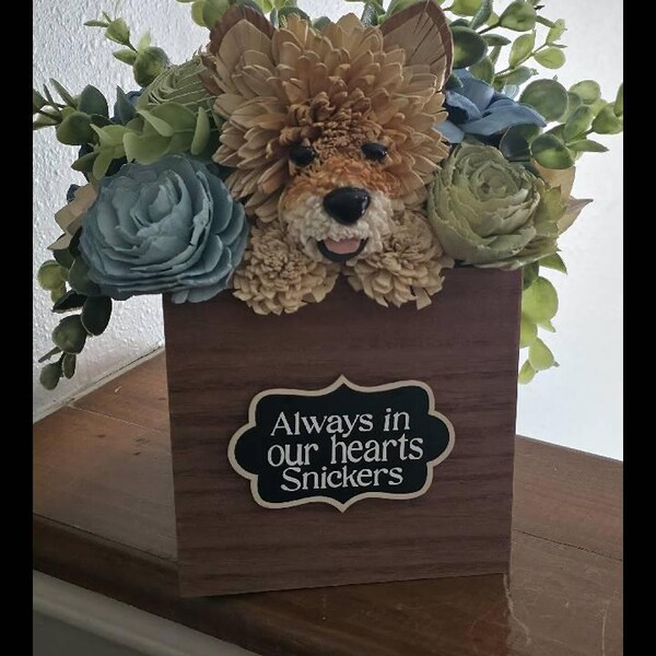 FLOWER DOG] Custom Dog Bouquet] Puppy Flower] Flower Dog Custom Order ...