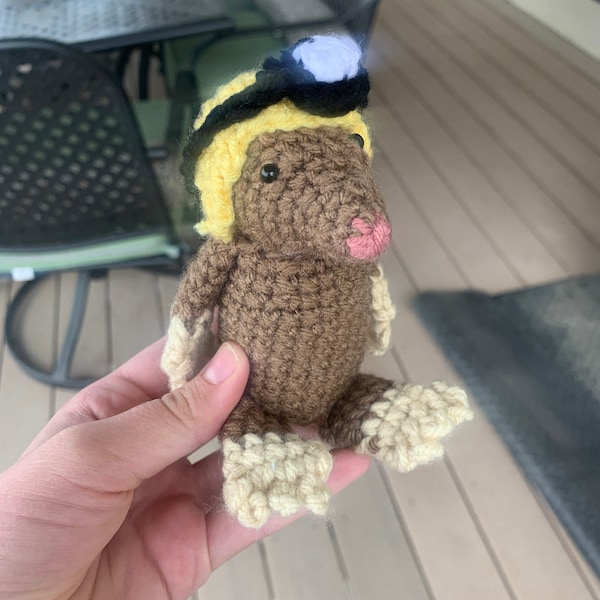 Crochet Pattern for Moser the Crochet Amigurumi Mole - Instant Download ...