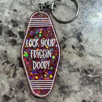 Personalized Name Keychain, Cute Confetti Acrylic Keyring, Backpack ...