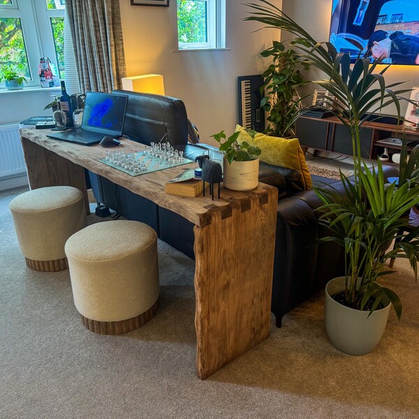 Bathroom Sink Vanity Table Vanity Handmade Wood, Reclaimed Wood Live ...