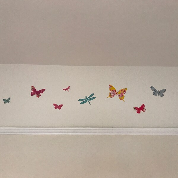 Shanghai Butterfly Wall Stickers (fabric Decals, Not Vinyl) - Etsy