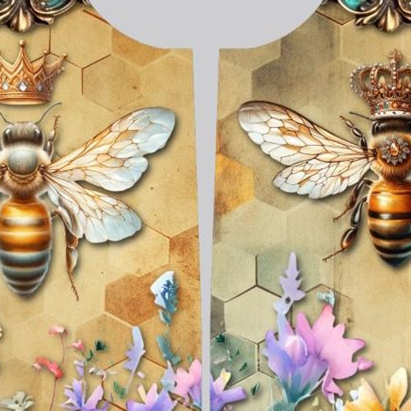 Queen Bee Clipart Bundle, Bee Png Files, Spring Clipart, Honeybee ...