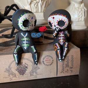 Skeleton Pixie Sculptures Figurine Hand Painted 3D Printed - Etsy