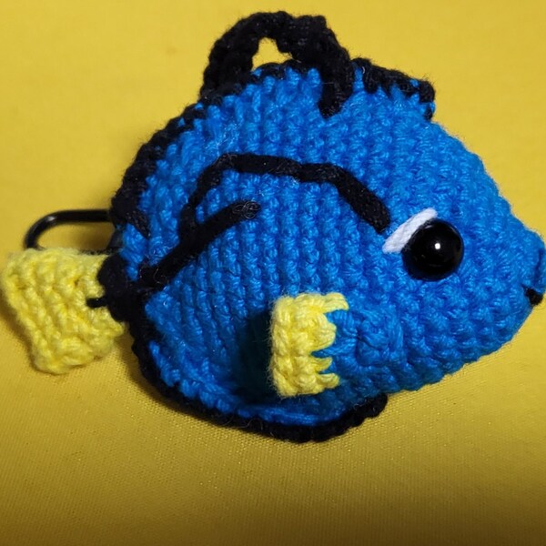 PATTERN: Beckett the Blue Tang Pattern - Amigurumi Plush Blue Tang ...