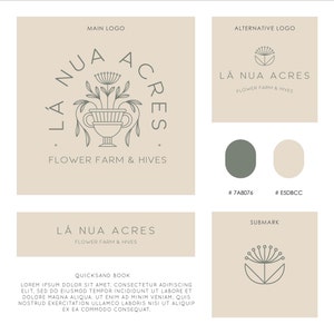 Unique Custom Logo Design for Small Business Feminine and Hand Drawn ...