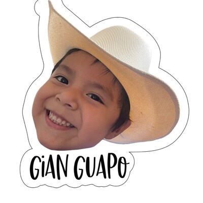 Custom Face Sticker, Stickers From Your Photo Portrait Die Cut ...