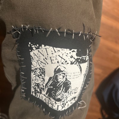 Barcode DIY Patch Punk Crust Black Flag off Leftover Crack Oi - Etsy