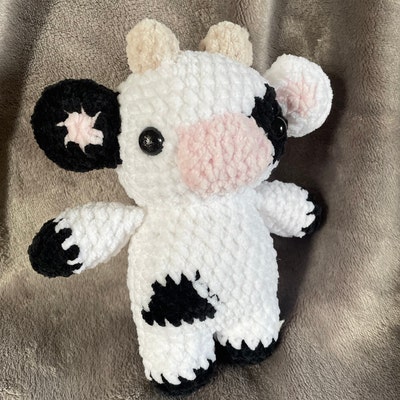 Cow Plush Crochet Pattern Cow Pattern Baby Cow Amigurumi PDF Crochet ...