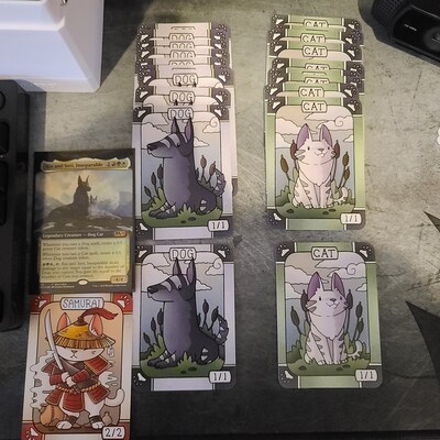 5 Dog // Rin and Seri // Tokens for Magic the Gathering - Etsy