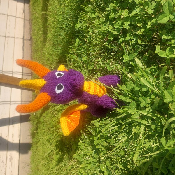 Crochet Pattern: Spyro and Ember Inspired Dragon Amigurumi PDF Instant Download - Etsy