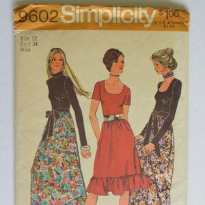 1980s UNCUT Simplicity Sewing Pattern 8433 Womens Semi Fitted | Etsy