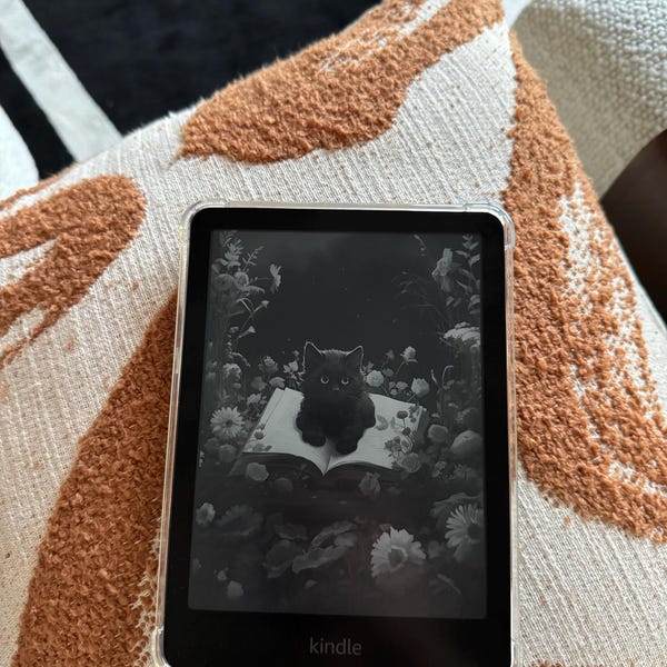 Spooky Cute Checkered Printable Insert for Kindle Clear Case, 10th Gen ...