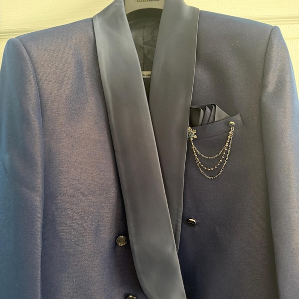 Custom Black Embroidered Jodhpuri Suit: Men's Wedding Modi Jacket - Etsy